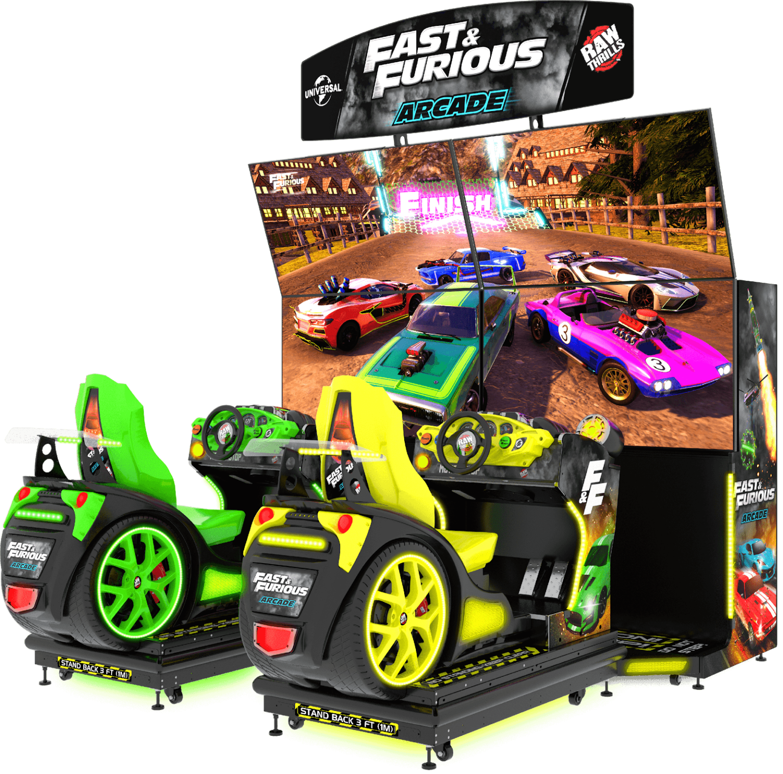 Fast & Furious Arcade Motion (Dual Setup) – SunStar Vending